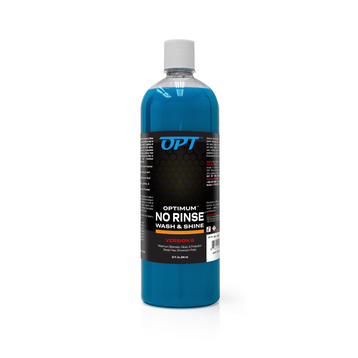 Optimum No Rinse Wash & Shine Version 6 Rinseless Car Wash (ONR) – Opti ...