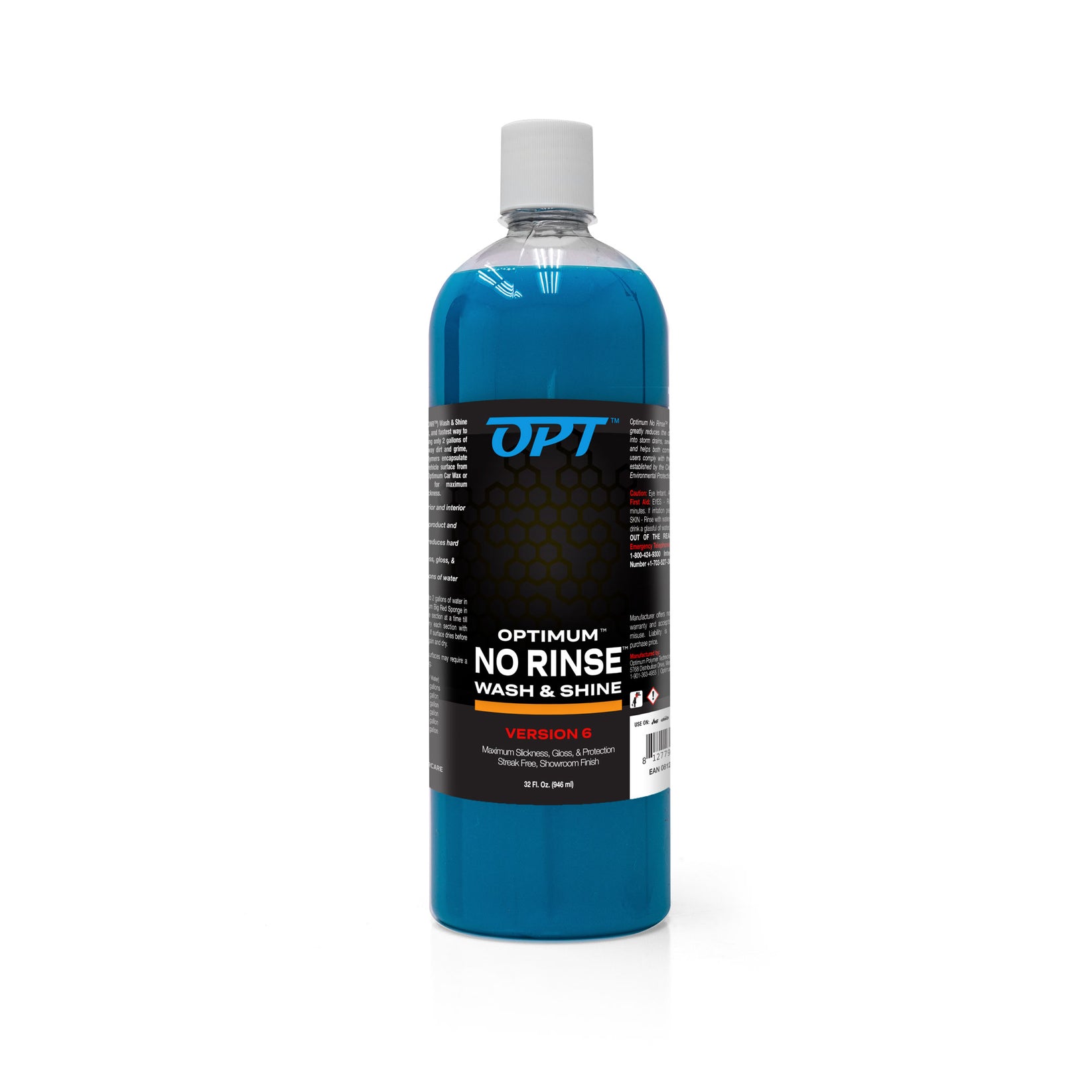 Optimum No Rinse Wash & Shine Version 6 Rinseless Car Wash (ONR) – Opti ...