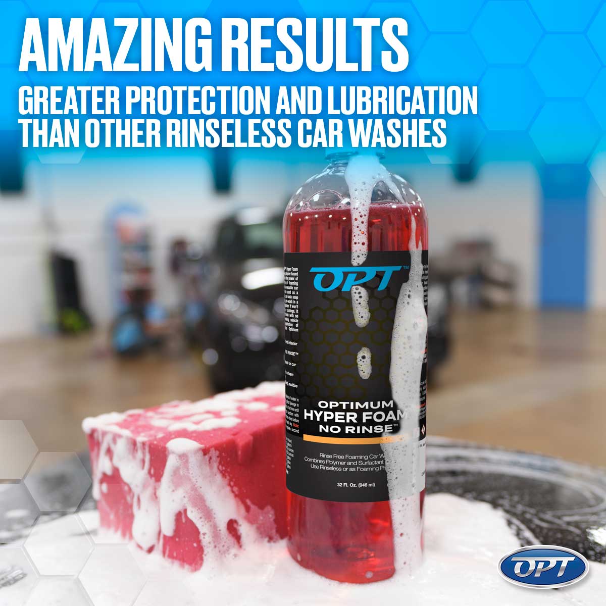 Optimum No Rinse Hyper Foam Rinseless Car Wash – Opti-Coat