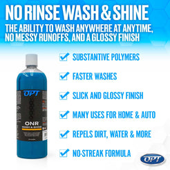 Optimum No Rinse Wash & Shine Version 6 Rinseless Car Wash (ONR) – Opti ...