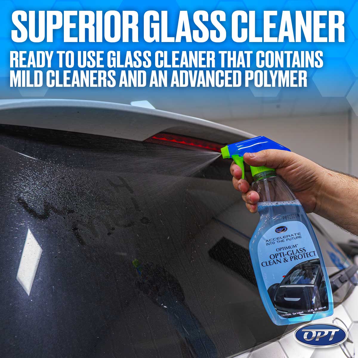 Optimum Opti Glass Clean & Protect 17 oz. – Opti-Coat