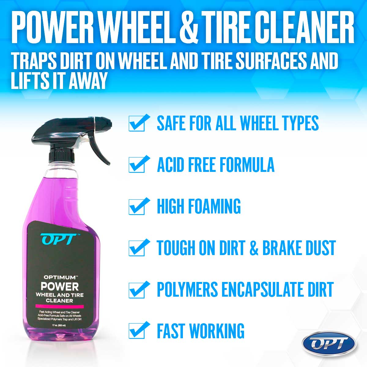 Optimum Power Wheel and Tire Cleaner – Opti-Coat