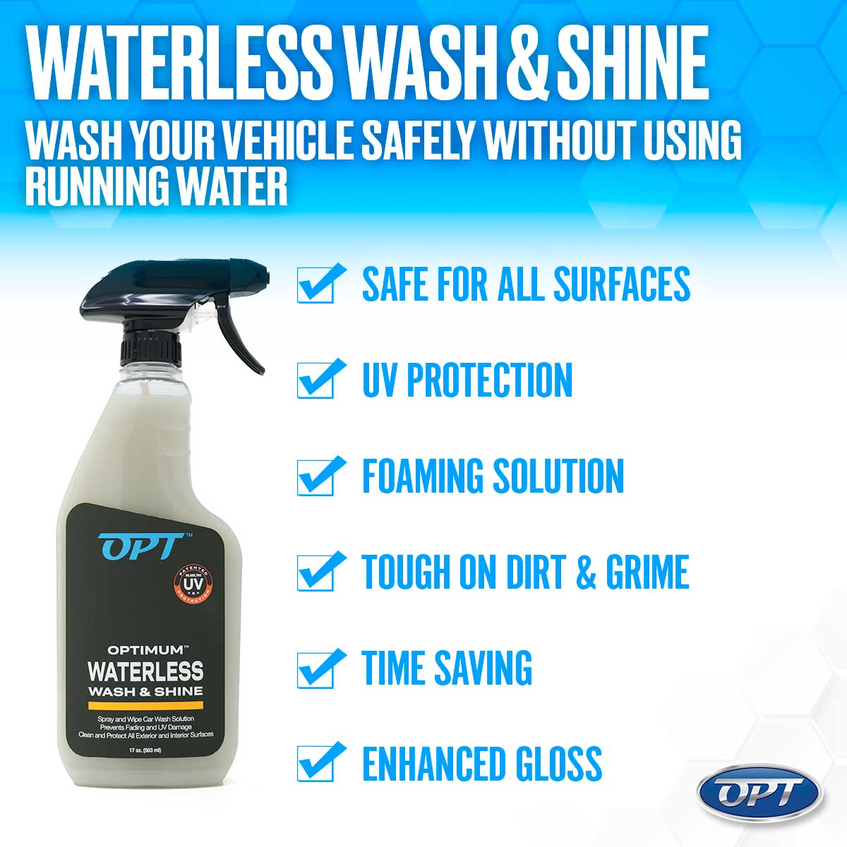 Optimum Waterless Wash & Shine Car Wash – Opti-Coat